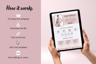 UGC Creator Rate Card Canva Template Graphic by Grow Your Biz ...