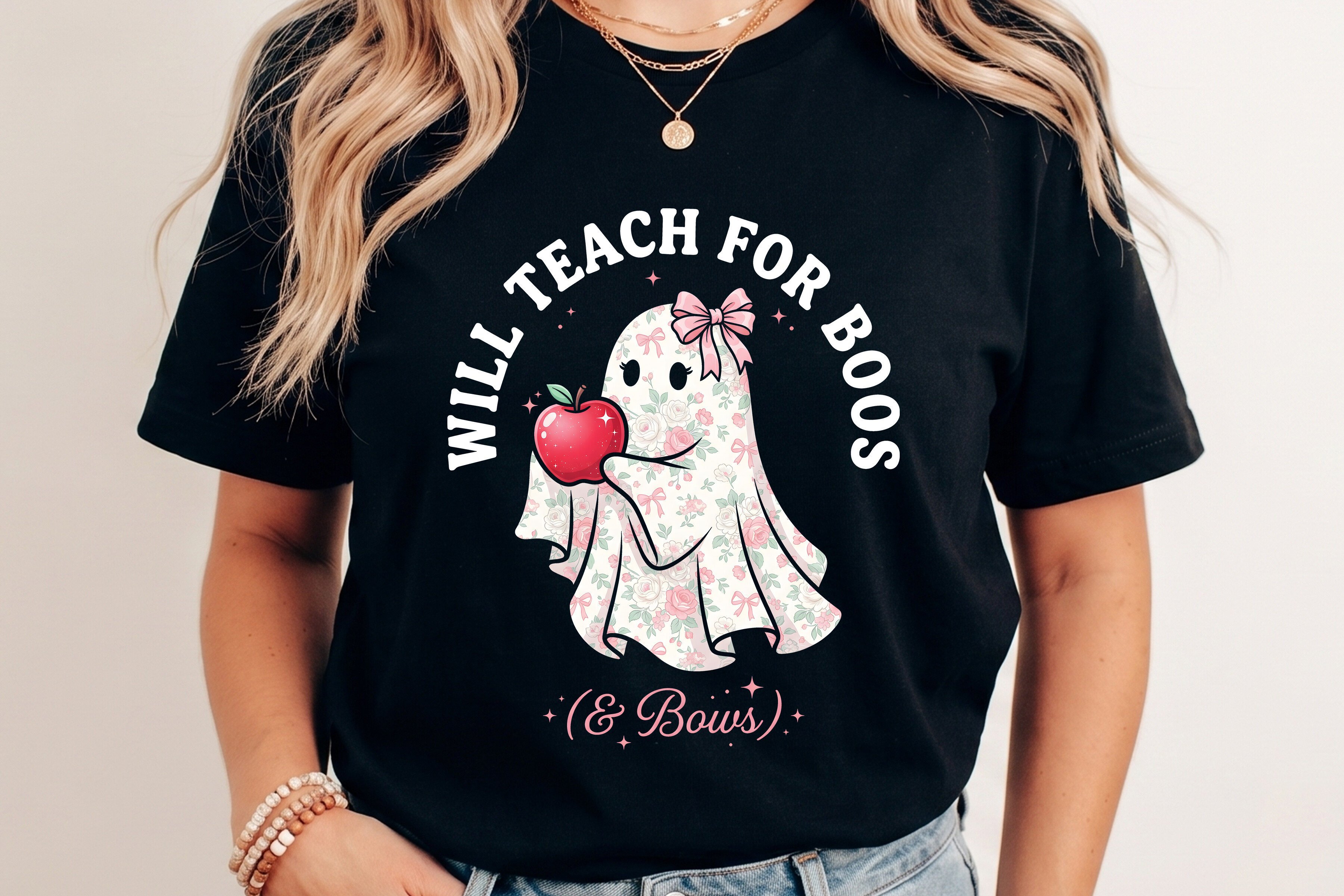 Will Teach for Boos Cute Halloween Ghost Graphic by Arsad Uzzaman ...