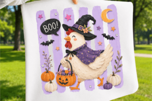 Witch Chicken Halloween PNG, Farmhouse H Graphic by Craftcity ...