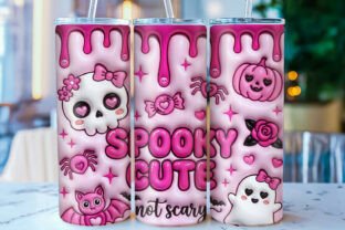 3D Inflated Halloween Tumbler Wrap Graphic by Dream Creation · Creative ...
