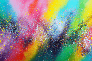 Abstract Color Splash Background Graphic by TheDesignerDesigne ...