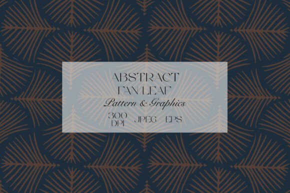 Abstract Palm Leaf Seamless Pattern Graphic by StudioGlouna · Creative ...