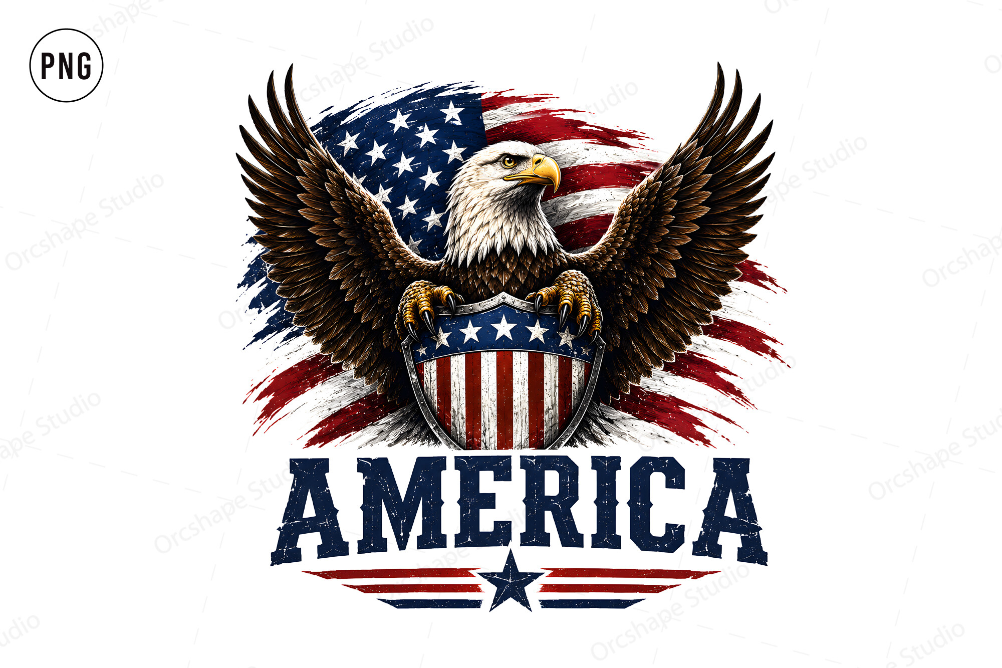 America 250th Anniversary PNG Graphic by Orcshape Studio · Creative Fabrica