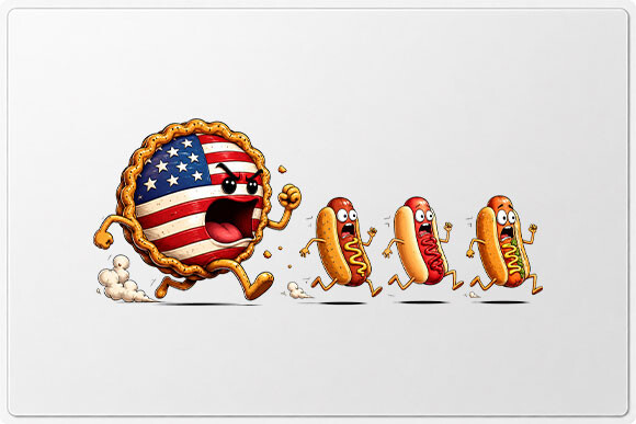 American Flag Pie PNG Funny Food Graphic by CREATIVE DESIGN ZONE ...