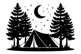 Camping Scene SVG Bundle Graphic by Robin_Store · Creative Fabrica