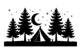 Camping Scene SVG Bundle Graphic by Robin_Store · Creative Fabrica