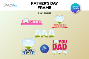 Canva Fathers Day Gift Photo Frame Graphic by SnapyBiz · Creative Fabrica