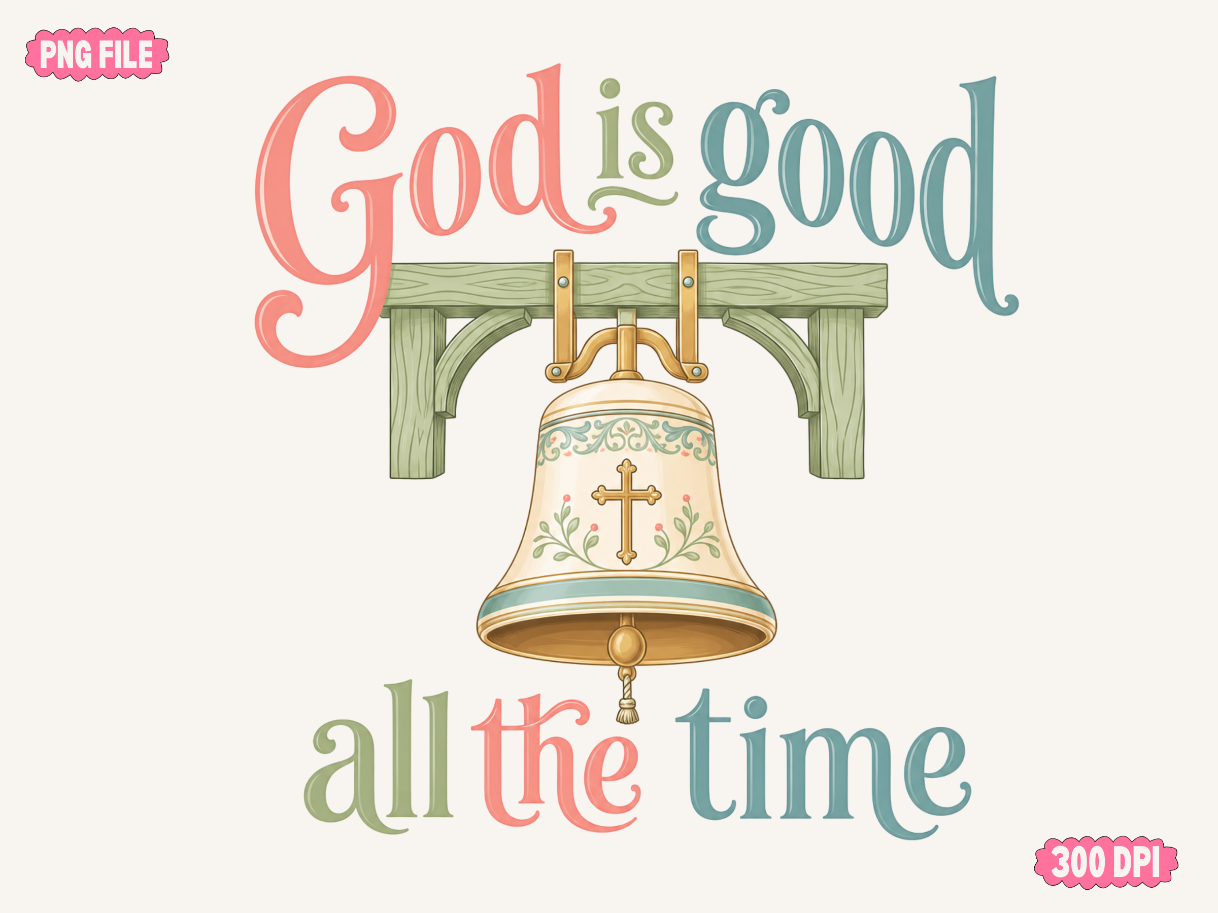 Christian God is Good Png, Christian Png Graphic by Craft Palette ...