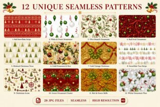 Christmas Digital Paper Graphic by T.D. House · Creative Fabrica