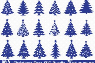 Christmas Tree SVG Bundle Pack Graphic by mdshafiqulislam259 · Creative ...
