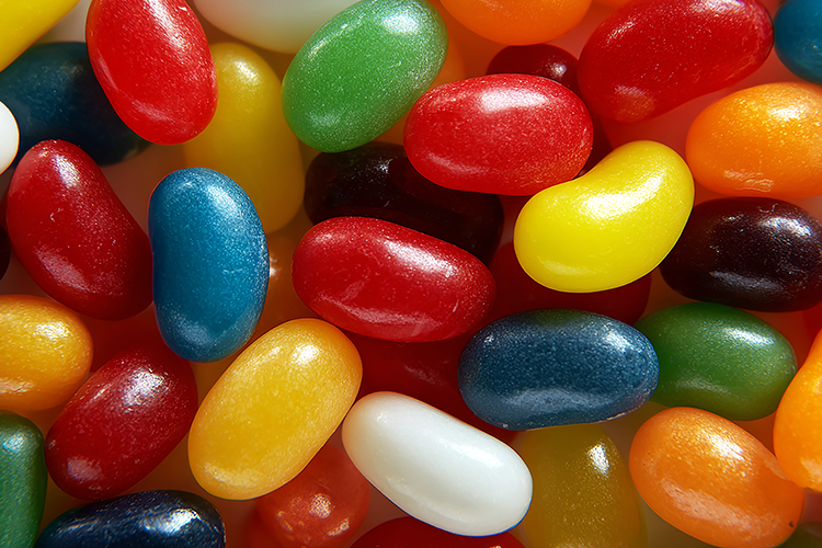 Colorful Jelly Beans Candy Background Graphic by TheDesignerDesigne ...