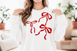 Coquette Red Bow Hand Drawn Graphic by Fatia hafida · Creative Fabrica
