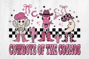 Cowboys of the Cosmos Pink PNG Design Graphic by @ripongrafix471 ...