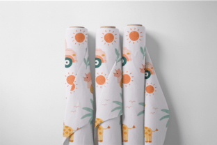 Cute Baby Giraffe Seamless Pattern PNG for Kids Graphic by patipaintsco ...
