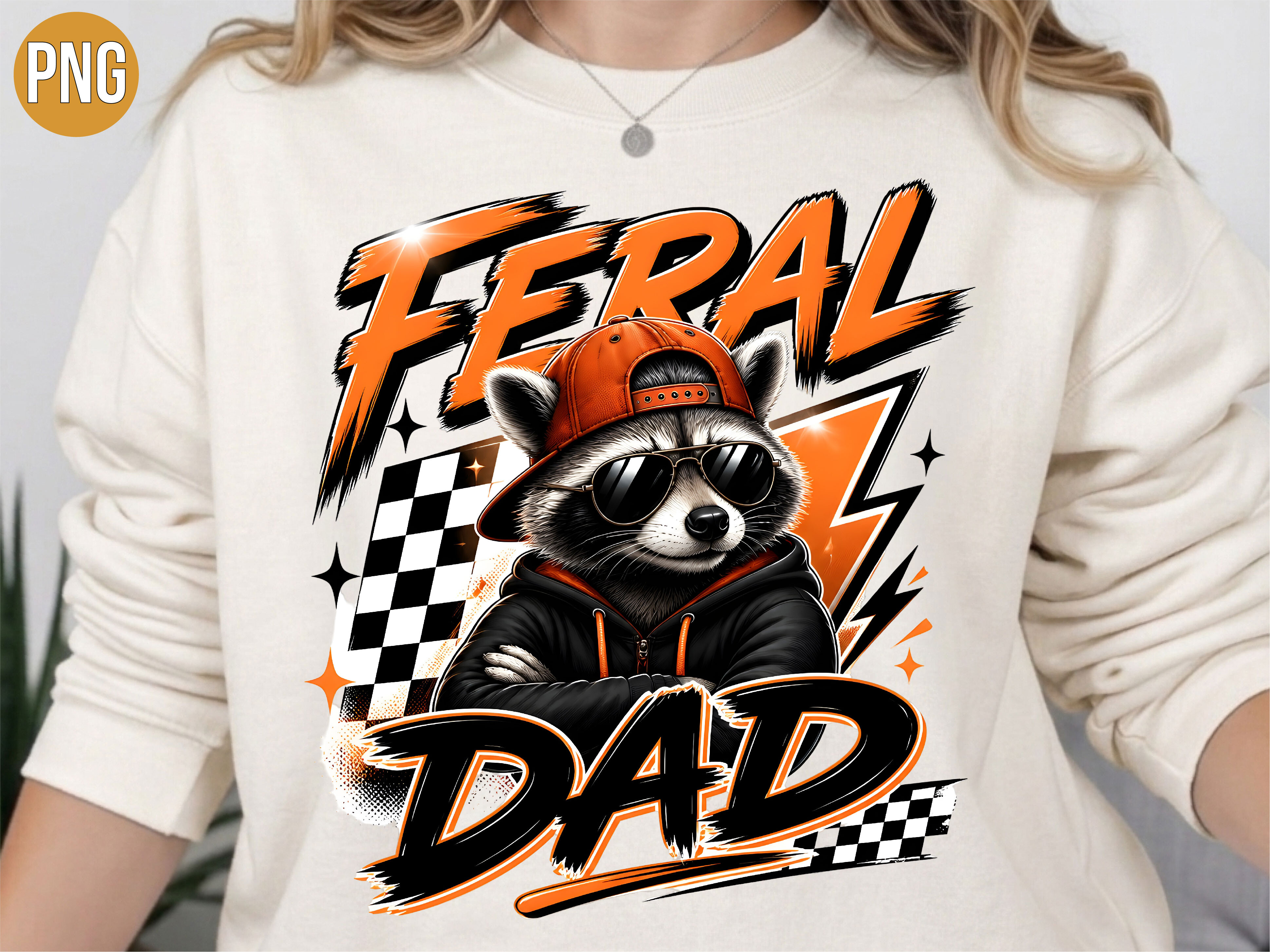 Feral Dad Raccoon Fathers Day PNG Graphic by MERA STORE · Creative Fabrica