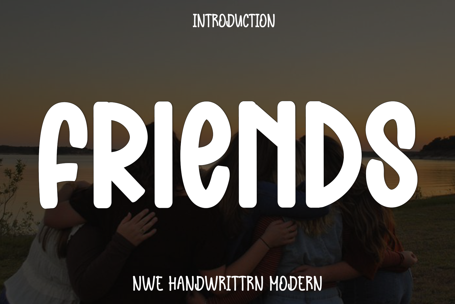 Friends Font by Preketek texs · Creative Fabrica