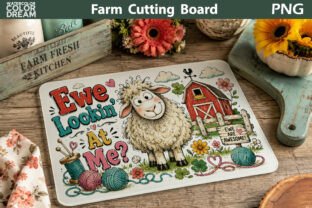 Funny Sheep Farm Quote Illustration Graphic by WatercolorColorDream ...