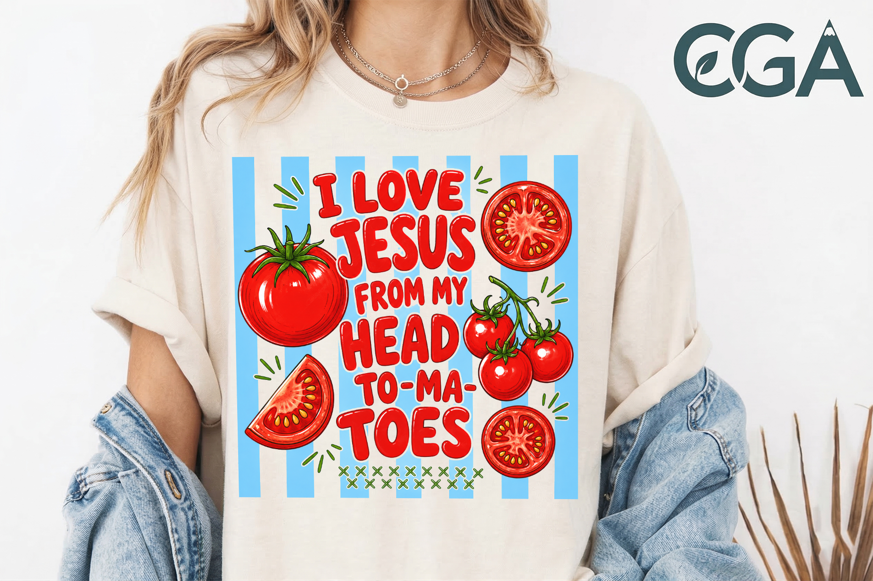 I Love Jesus from My Head Tomatoes PNG Graphic by cookgraphicart ...