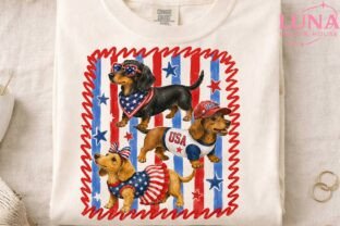 Patriotic Dachshund Dogs 4th July PNG Graphic by LunaDesignHouse ...