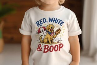 Patriotic Golden Retriever Dog PNG Graphic by Mulew · Creative Fabrica