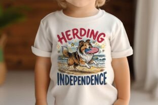 Patriotic Shetland Sheepdog Dog PNG Graphic by Mulew · Creative Fabrica