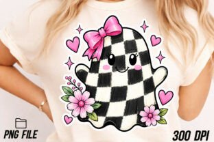 Preppy Brushstroke Ghost PNG Graphic by PrintExpert · Creative Fabrica