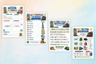 Printable Family Road Trip Fun for Kids Graphic by munjixpro · Creative ...