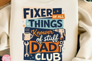 Retro Typographic Dad Club PNG T-SHIRT Graphic by Emma Studio ...
