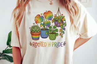 Rooted in Pride Kawaii Rainbow Plants Graphic by gregoraciiart ...