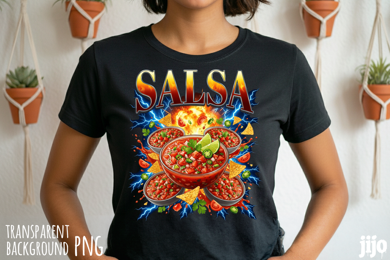 Salsa Taco Chips Spicy PNG Graphic by jijopero · Creative Fabrica