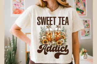 Sweet Tea Addict PNG T-shirt Design Graphic by Vintage Expert ...