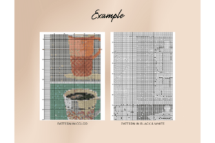 Traditional Japan Garden Cross Stitch Graphic by Mockup Wizard ...