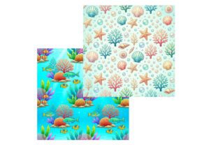 2D Ocean Seamless Patterns Graphic by Design Market · Creative Fabrica