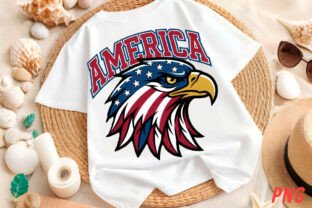 AMERICA Patriotic Eagle Flag USA Design Graphic by Mini Cutt · Creative ...