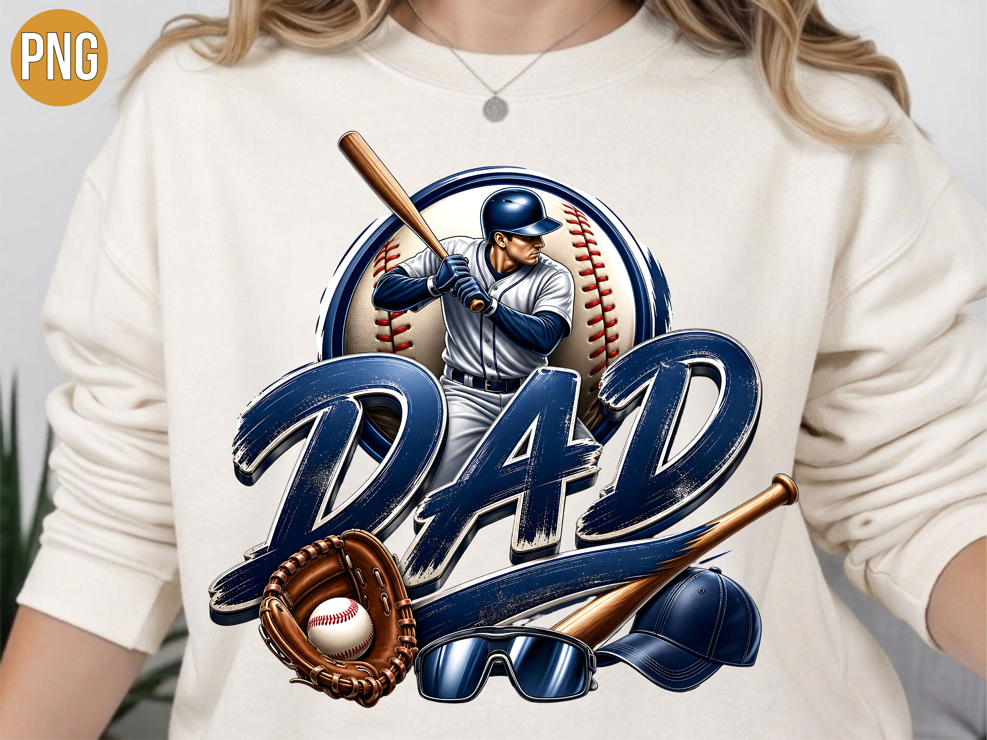 Best Baseball Dad Ever Sports Father PNG Graphic by DIGITAL HIVE ...