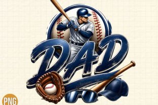 Best Baseball Dad Ever Sports Father PNG Graphic by DIGITAL HIVE ...