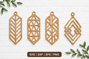 Boho Laser Cut Earrings SVG · Creative Fabrica