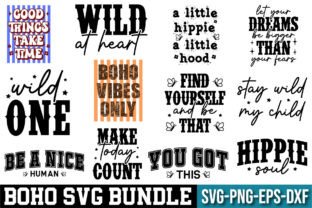 Boho SVG Bundle T-Shirt Design Graphic by Art King @ · Creative Fabrica