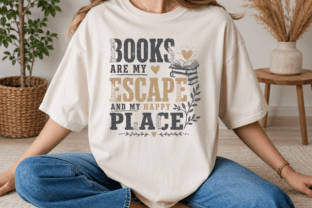 Books Are My Escape PNG Design, Reader S Graphic by Craftcity ...