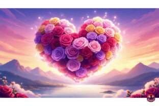 Cosplay Composite Rose Heart Graphic by Yumerori · Creative Fabrica