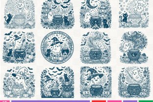 Cute Halloween Ghost SVG Bundle Graphic by BDdesign · Creative Fabrica