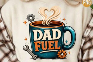 Dad Fuel Coffee Mug Wrench Father PNG Graphic by CUT ZONE · Creative ...