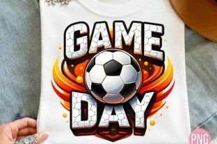 Game Day Soccer Ball Fire T-Shirt PNG Graphic by Cozy Prints · Creative ...