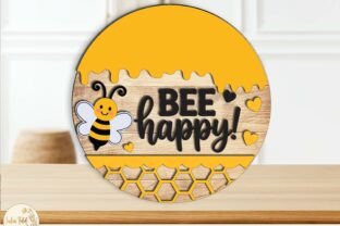 Honeycomb Door Hanger Laser Cut File SVG · Creative Fabrica