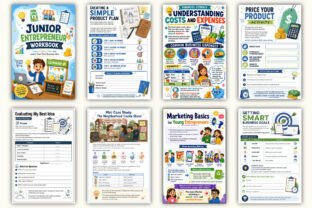 Junior Entrepreneur Workbook Graphic by KDPLab · Creative Fabrica