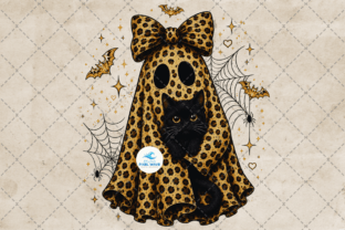 Leopard Coquette Ghost Bow Png Graphic by studiopixelwave · Creative ...