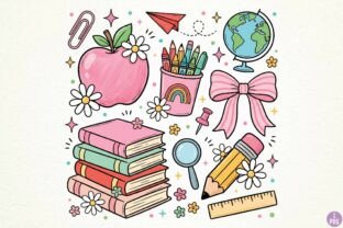 Retro Back to School Sublimation Png Graphic by Dream Print · Creative ...