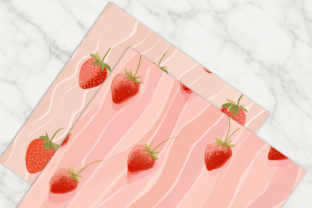 Strawberry Seamless Pattern Pack Graphic by CUTTING DESIGNCrafts ...