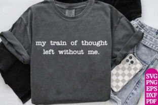 Train of Thought SVG PNG, Funny Mental Graphic by SVGcraftor · Creative ...