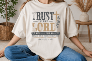 Trust in the Lord PNG Design, Christian Graphic by Craftcity · Creative ...